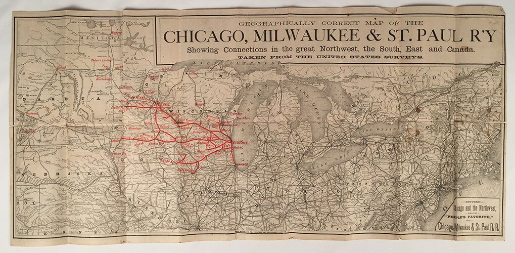 Chicago, Milwaukee and St. Paul Railway including Geographically ...
