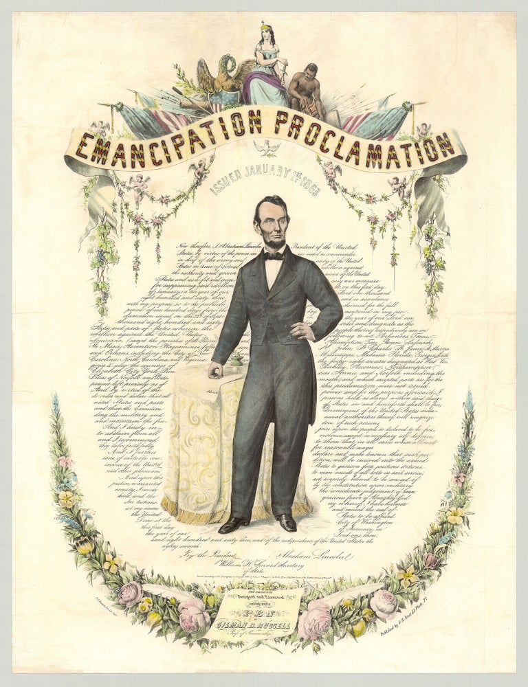 Emancipation Proclamation Issued January 1st 1863 | Abraham Lincoln ...
