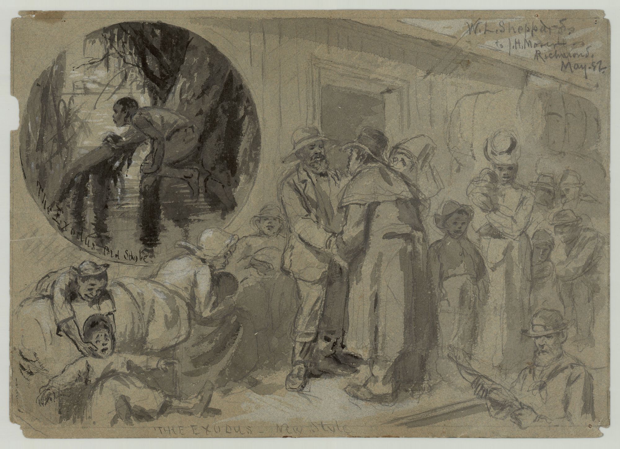 The Exodus - Old Style , The Exodus - New Style | . . Sheppard, artist ...